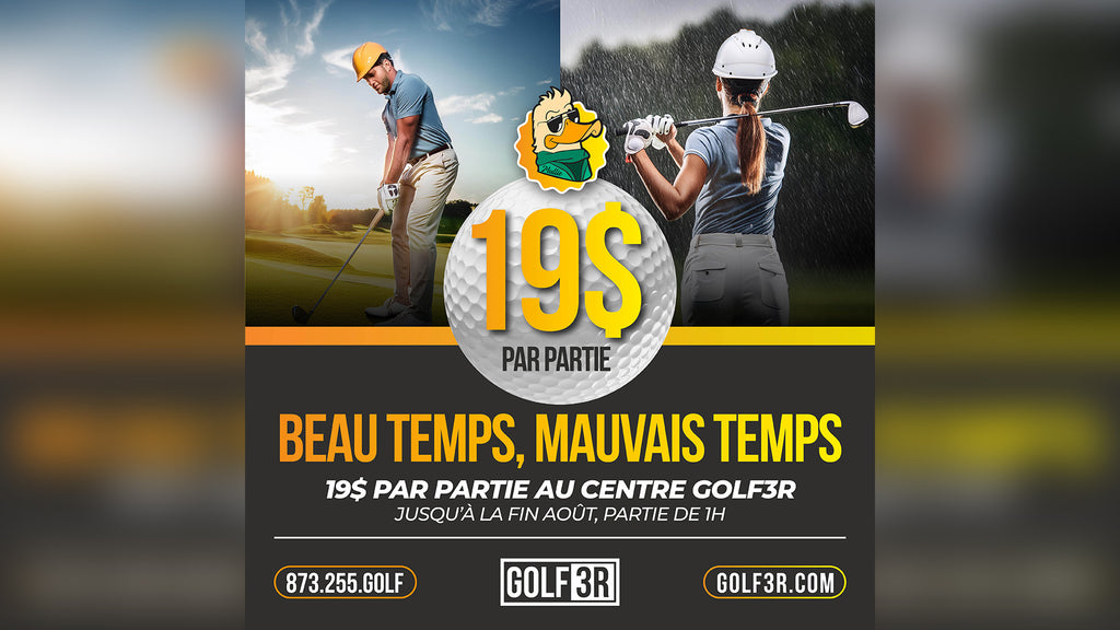 Golf boutique & Virtual golf in Trois-Rivières – Golf3R
